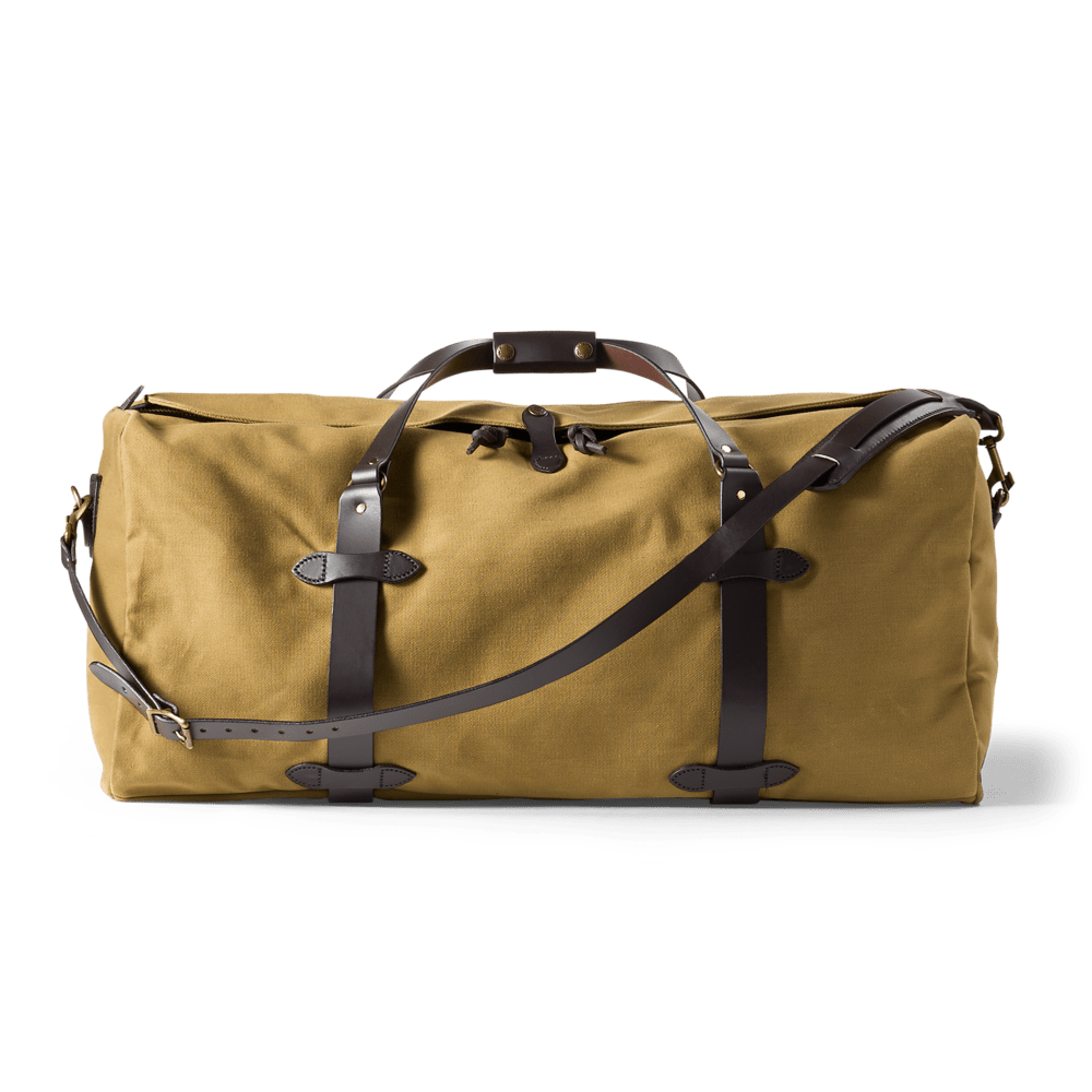 Filson Large Rugged Twill Duffel Bag- Tan
